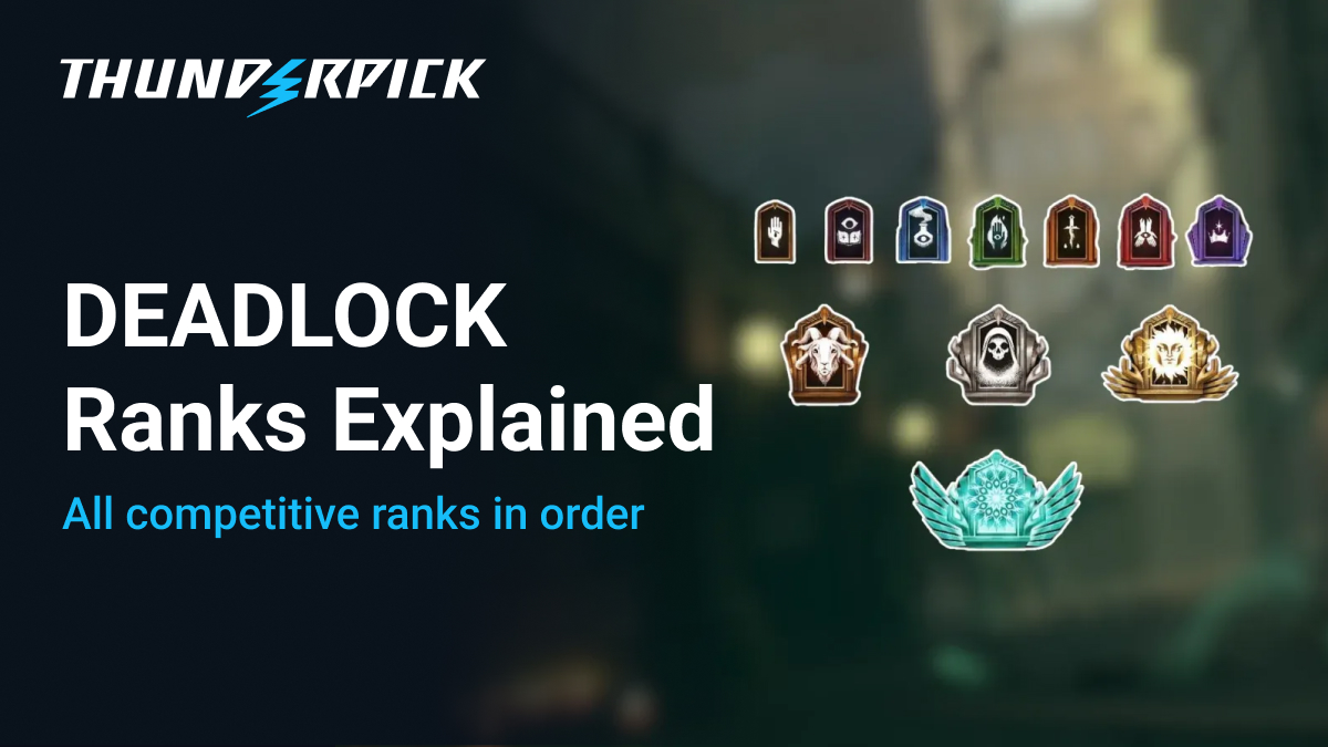 Deadlock Ranks Explained - All Competitive Ranks in Order